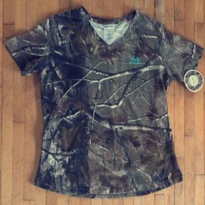 Realtree | Tops | Brand New Realtree V Neck Logo Tshirt | Poshmark
